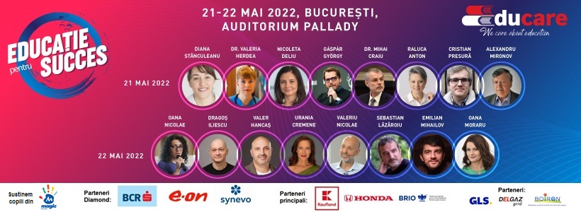 16 vorbitori de top @ EDUCare - Educație pentru succes 2022 - Solonaria.ro